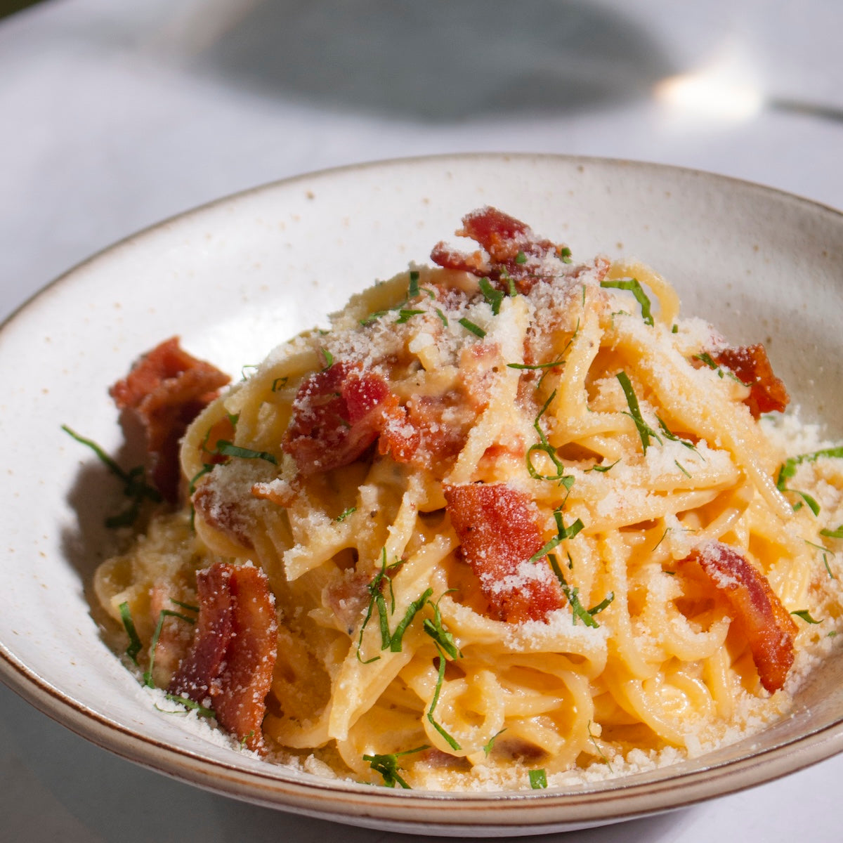 Carbonara Pasta Tray – Catering & Party Food