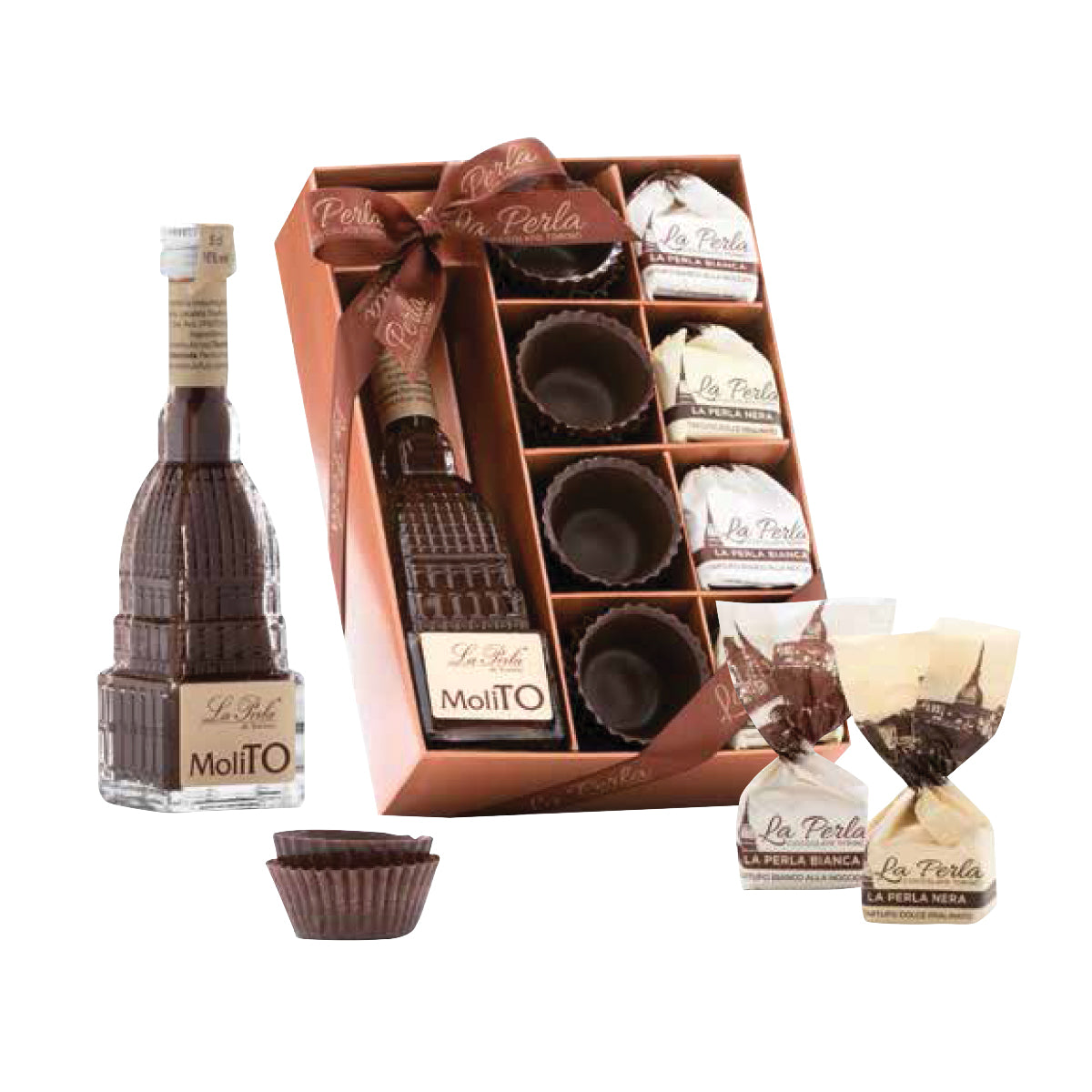 La Perla Giandujot Liqueur Degustation Gift Box – Catering & Party Food