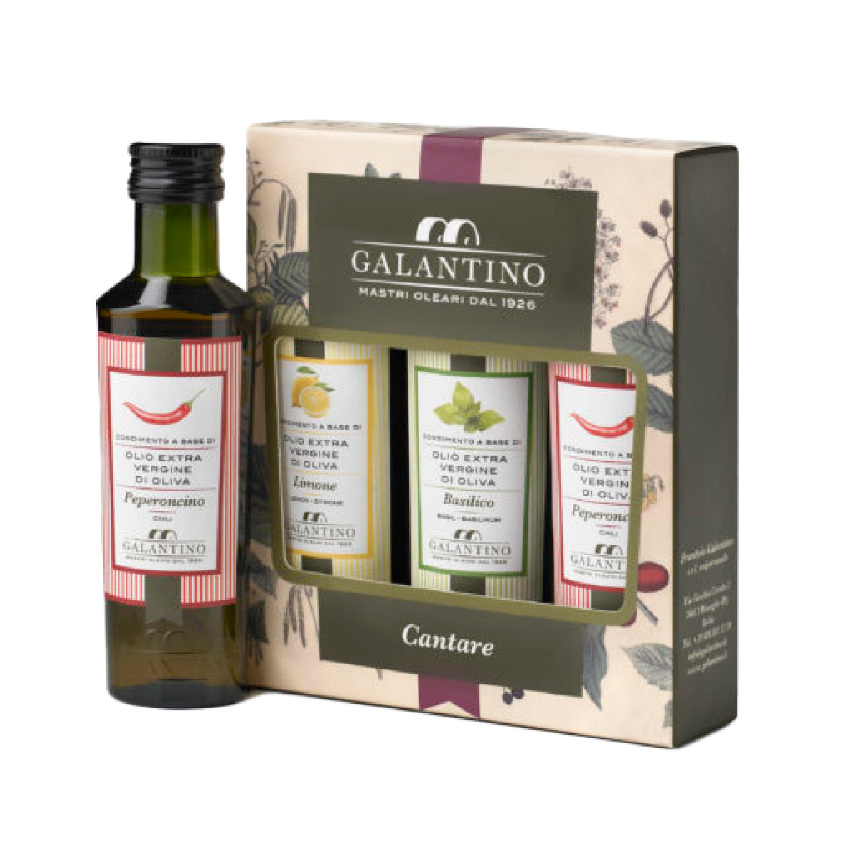 Galantino Extra Virgin Olive Oil Assortment Gift Set – Catering & Party ...