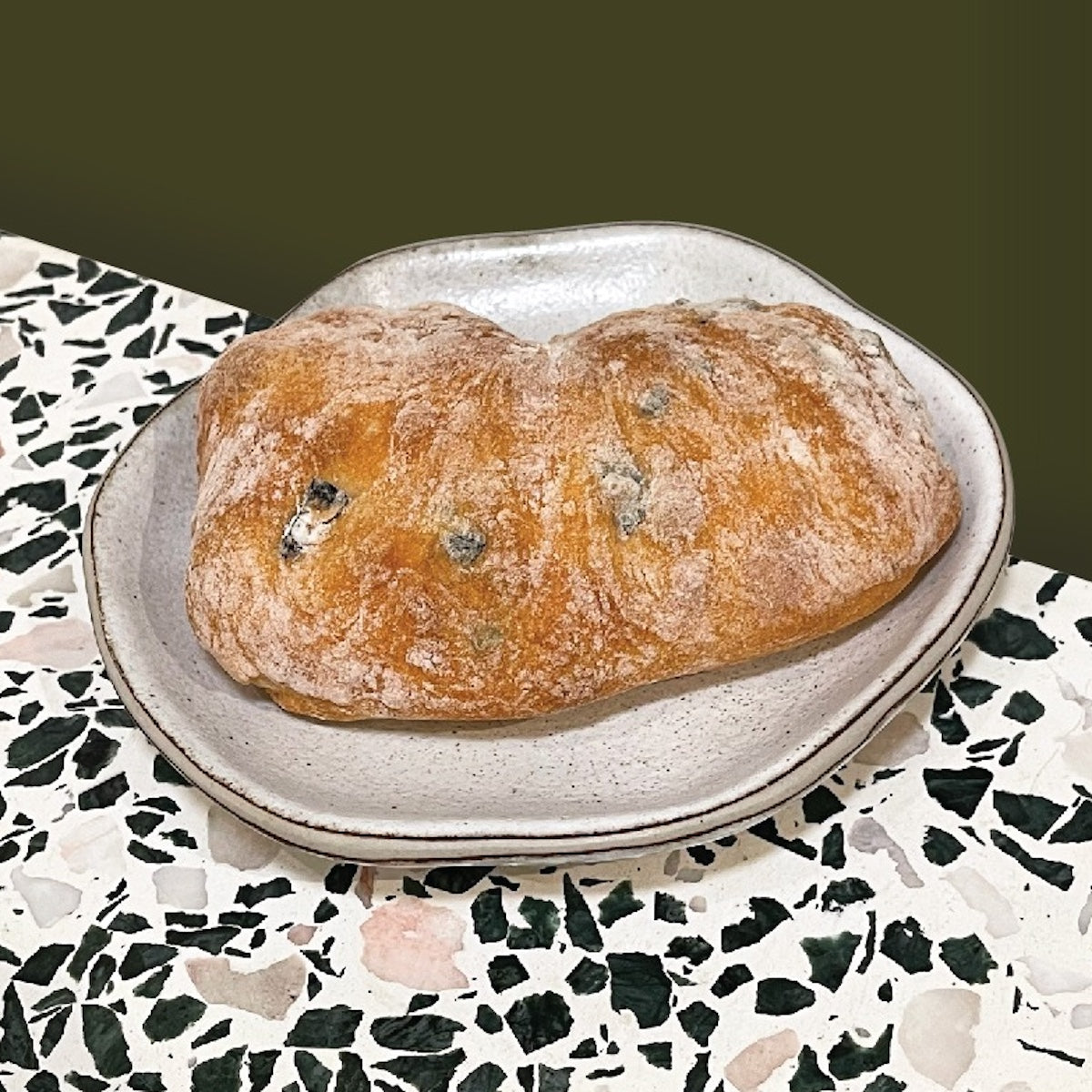 Olive Parmesan Ciabatta (4 Pieces) – Catering & Party Food