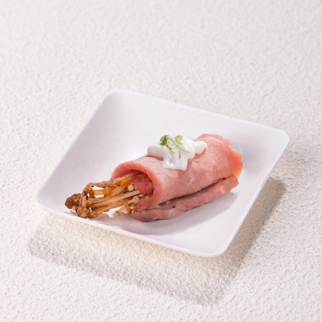 Roast Beef & Golden Mushroom Roll – Catering & Party Food